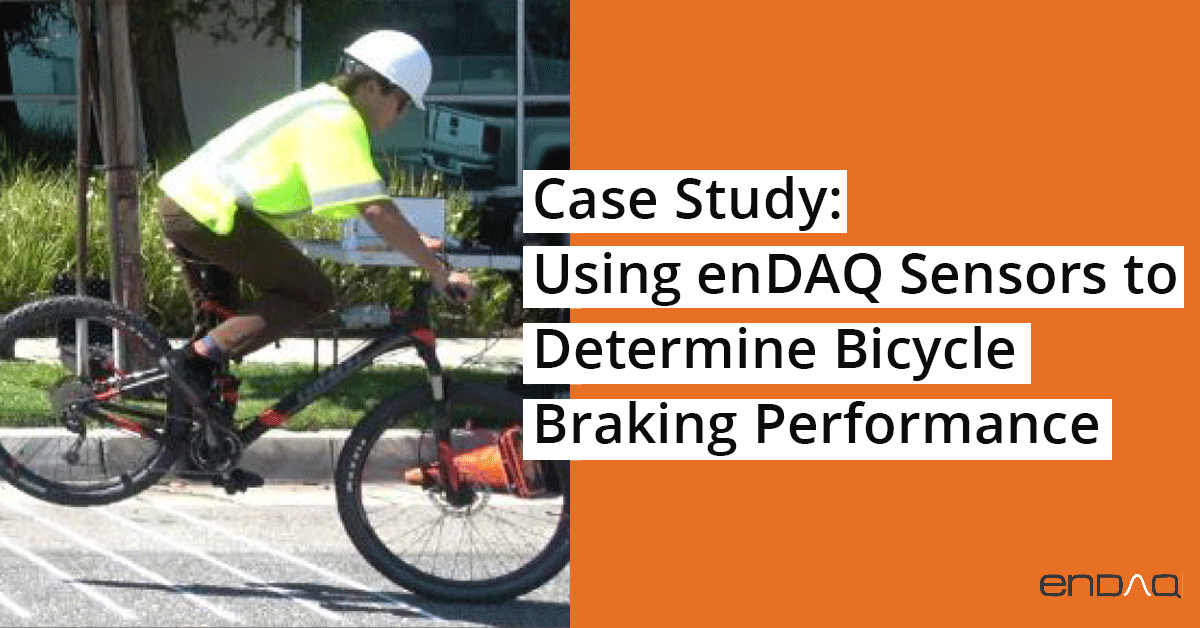 Determining Bicycle Brake Performance with enDAQ Sensors
